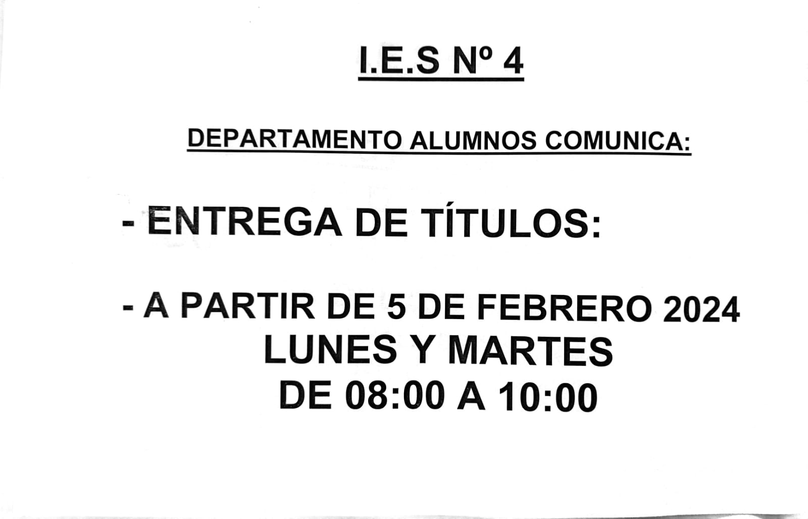NOTICIAS INSTITUCIONALES – INSTITUTO DE EDUCACIÓN SUPERIOR N° 4 – RAÚL ...