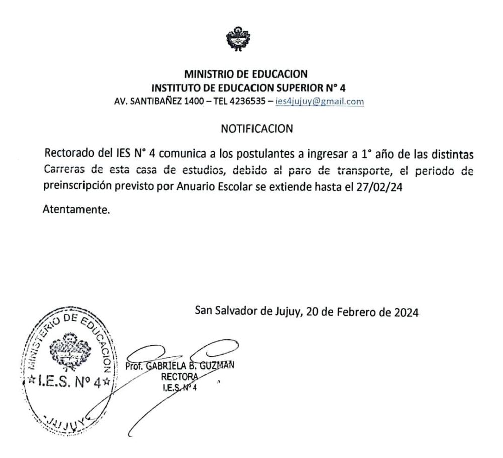 NOTICIAS INSTITUCIONALES – INSTITUTO DE EDUCACIÓN SUPERIOR N° 4 – RAÚL ...